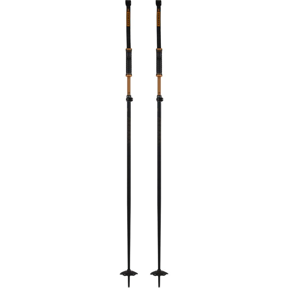 Armada Ak Adjustable Ski Poles - Tan/Black - 2025