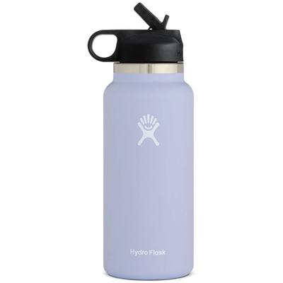 Hydro Flask 32 oz Wide Mouth Water Bottle with Straw Lid